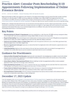 Consular Appointments Rescheduled - Larry Needle